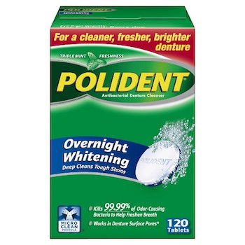 Save $1.50 off (1) Polident Denture Cleanser Printable Coupon