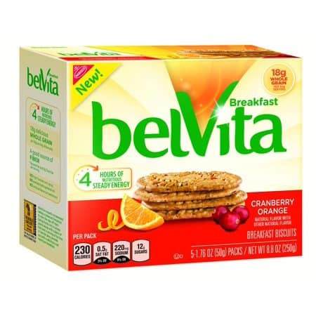 Save $0.75 off (1) BelVita Breakfast Cookies Printable Coupon