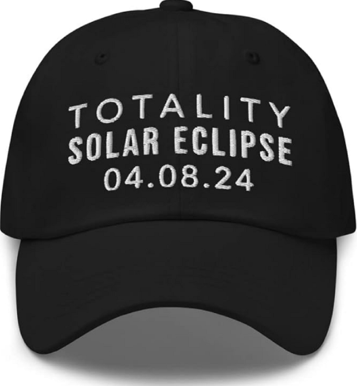 Get $25.95 Total Solar Eclipse 2024 Hats (Embroidery Dad Cap) at Amazon