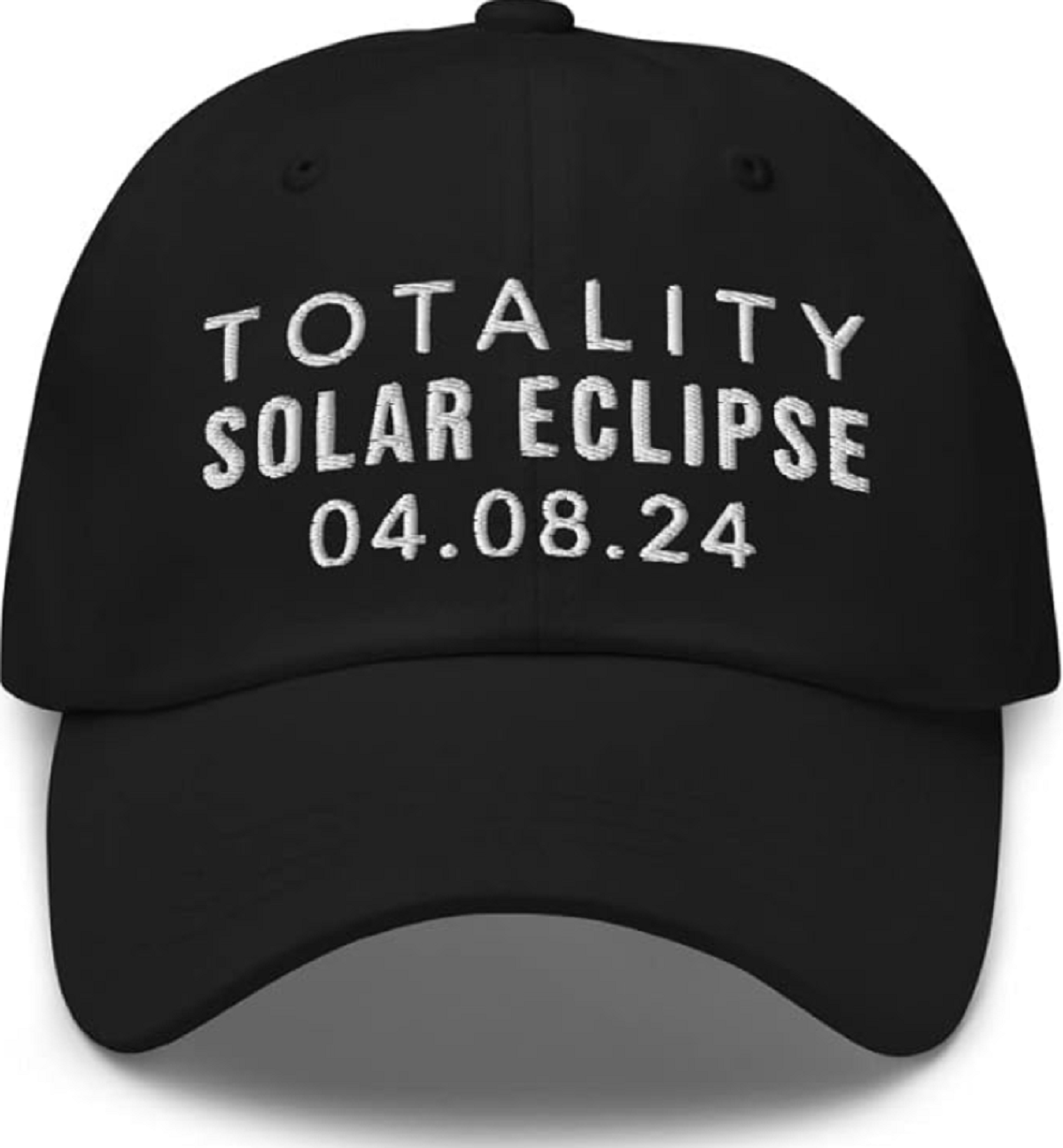 Get $25.95 Total Solar Eclipse 2024 Hats (Embroidery Dad Cap) at Amazon