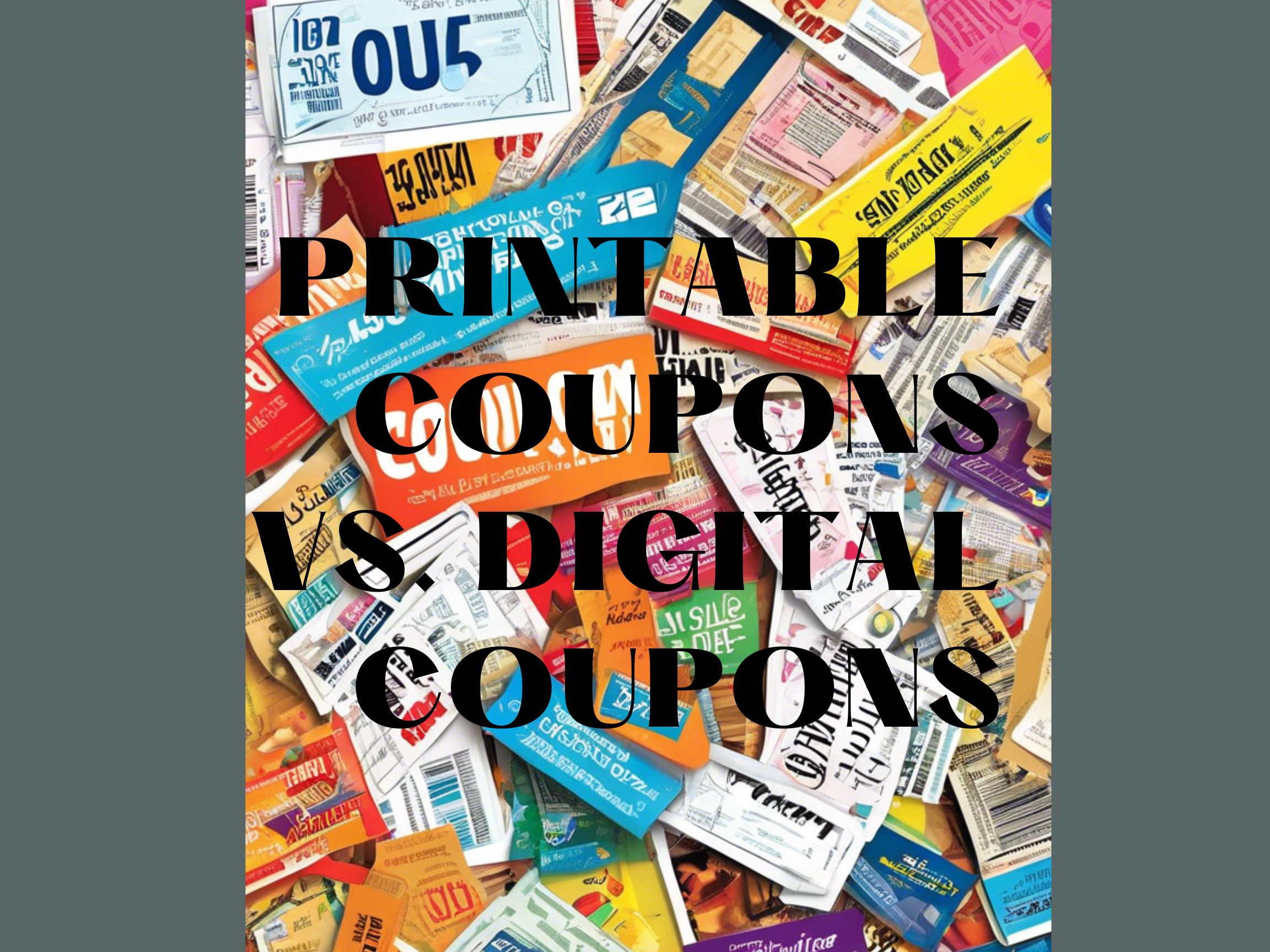 Printable Coupons vs. Digital Coupons